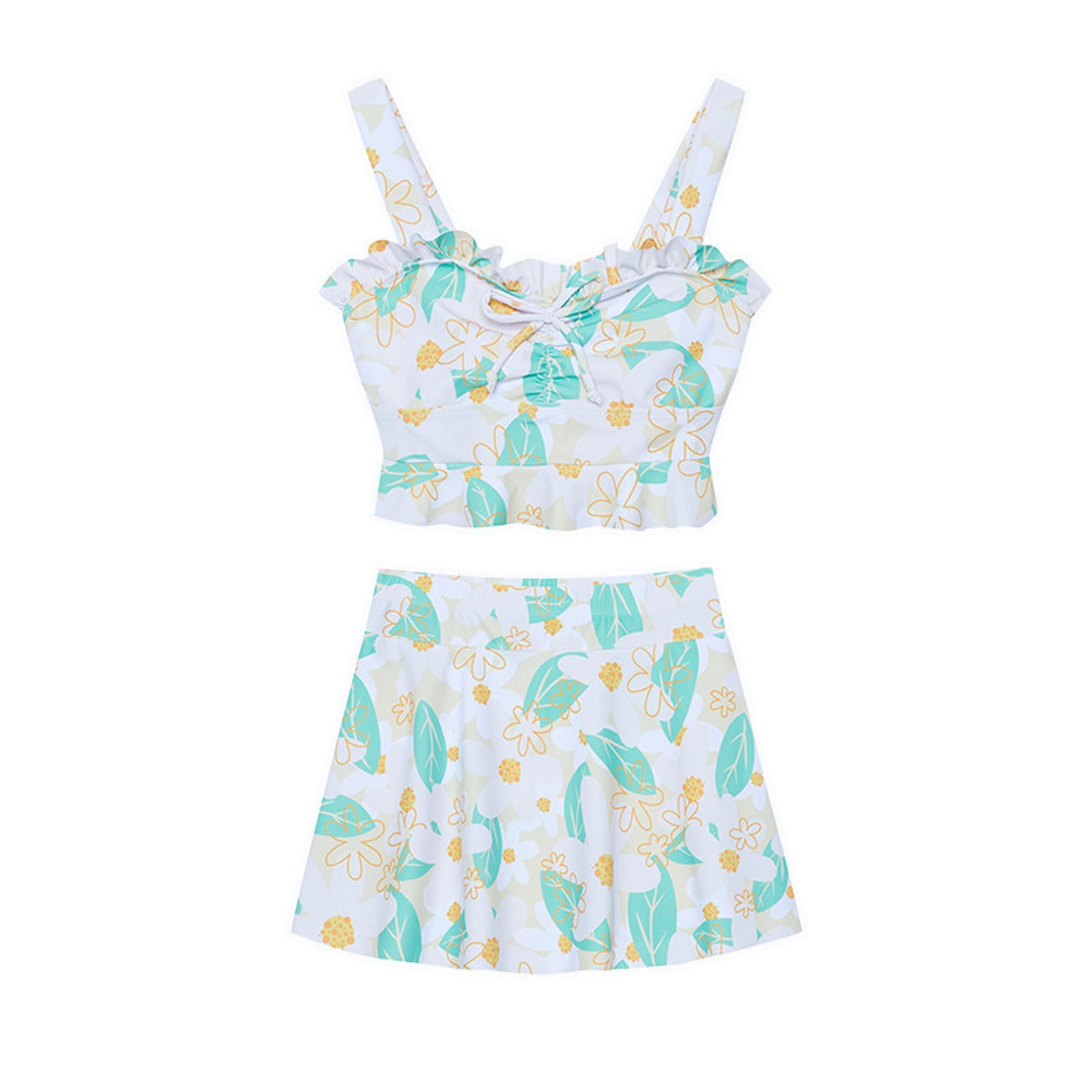 Little Girls 2 Piece Swimsuit Strap Bikini Sets Beach Bathing Suit ...