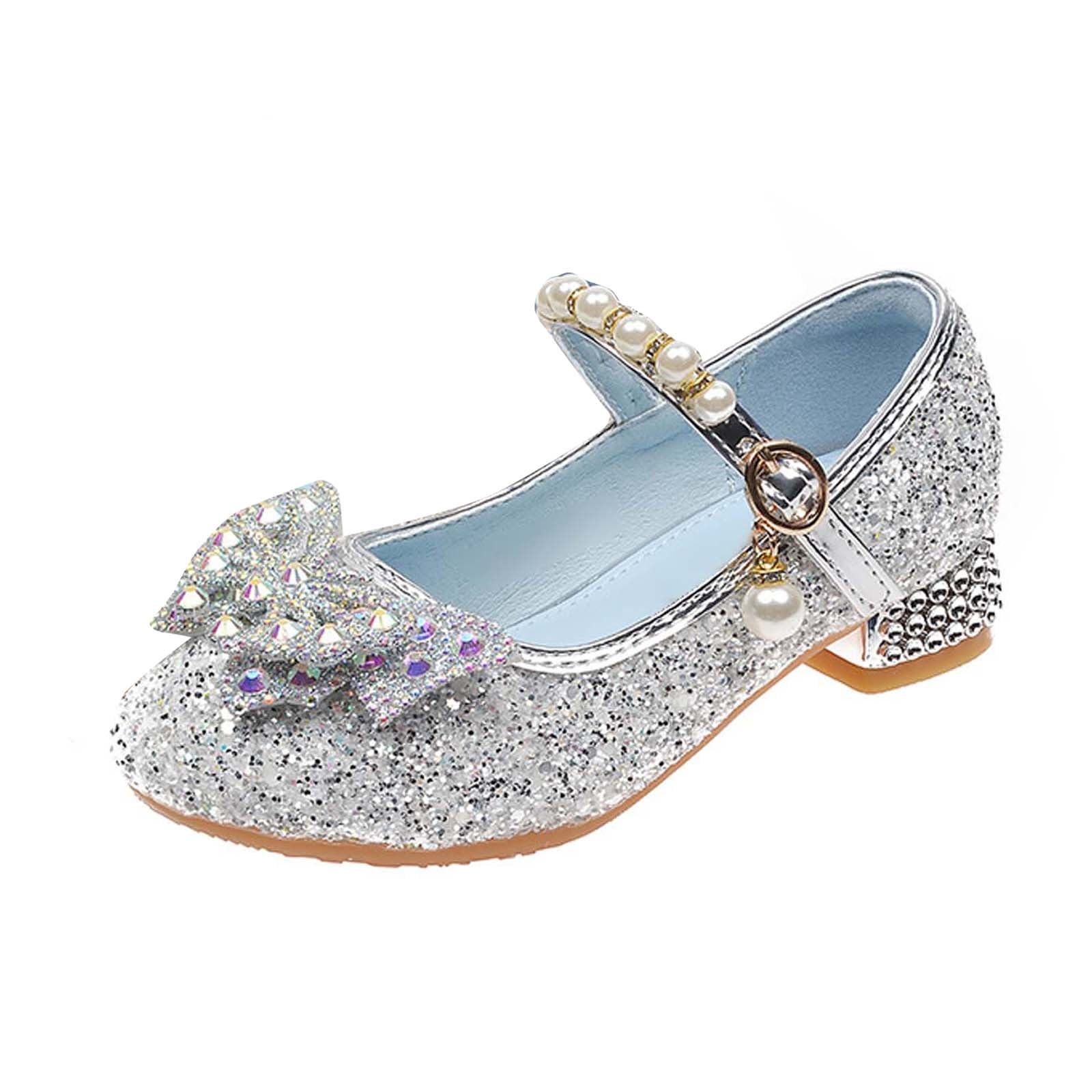Little Girls Ballet Kids Sole Shoes With Embellishments Girls Durable ...
