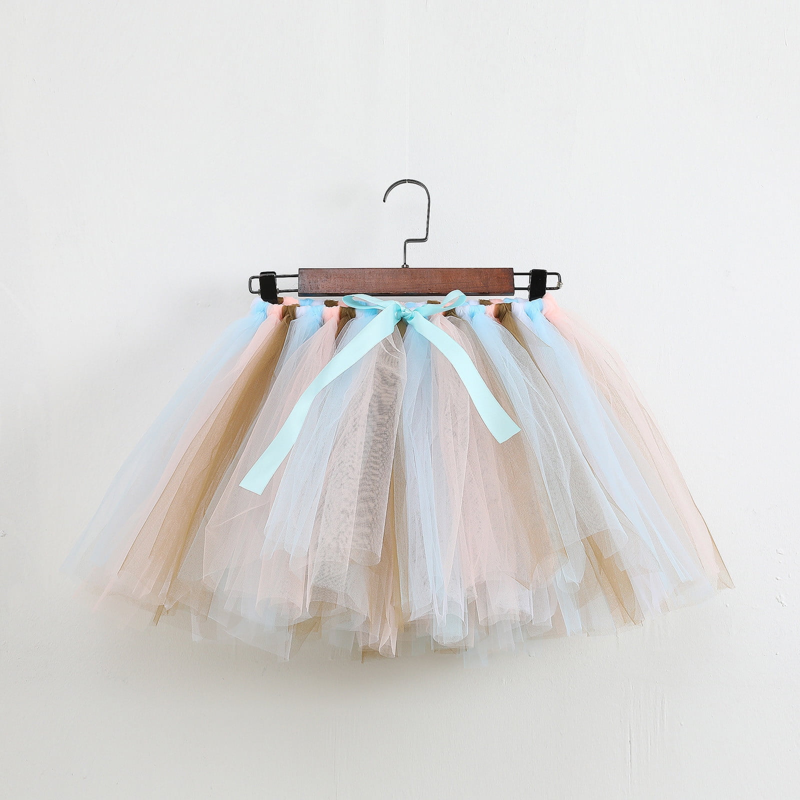 Little Girls and Big Girls Tulle Tutu Skirt Rainbow Mesh Tutu Skirts ...
