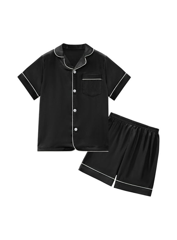 Button Down Pajamas Boys