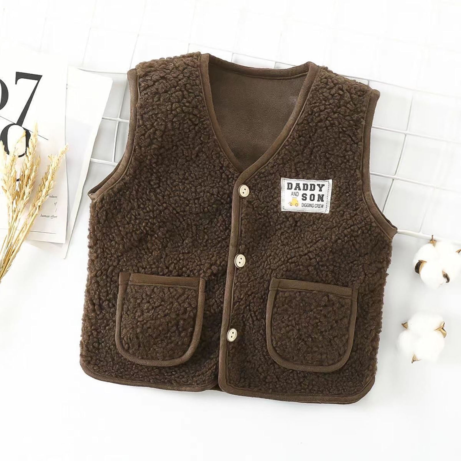 Little Girls Boys Vest Boys Winter Vest Casual Lightweight Puffer ...