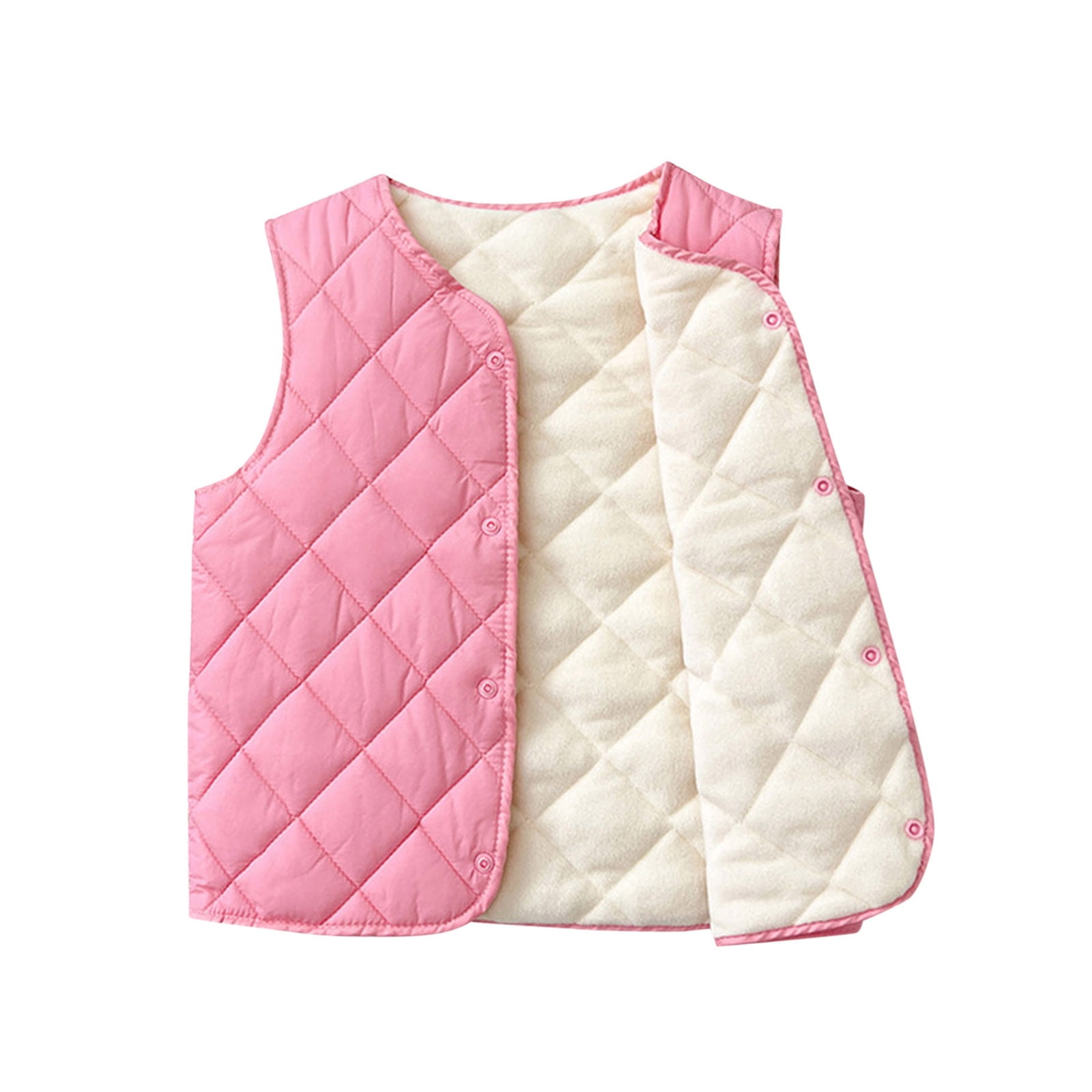 Little Girls Boys Puffer Vest Boys Vest Lightweight Button Down Cute ...