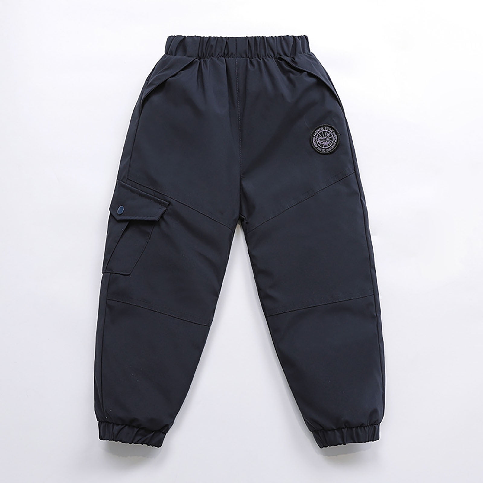 Little Girls Boys Solid Snow Pants Thick Winter Warm Kids Pants Girl ...