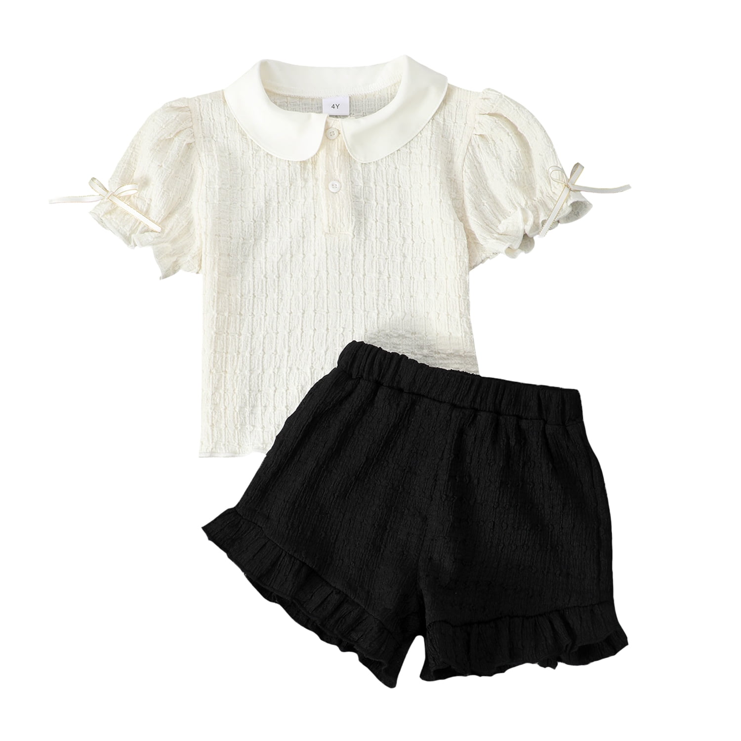 Little Girls Clothes 6T Girls Outfits 6T Girls Short Sleeve Top Shorts ...