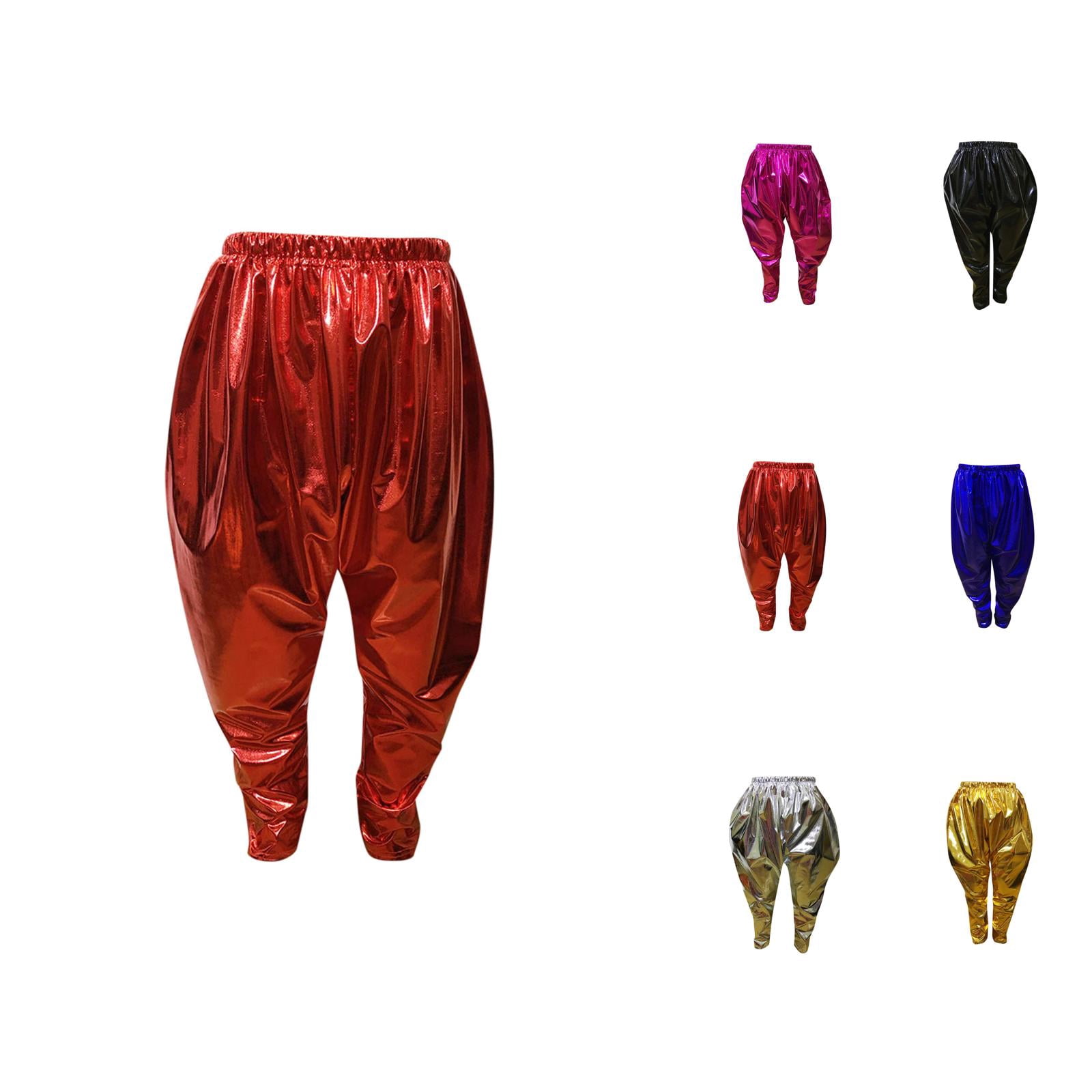 Little Girls Clothes Pant for Girls Kids Girls Boys Metallic Harem ...
