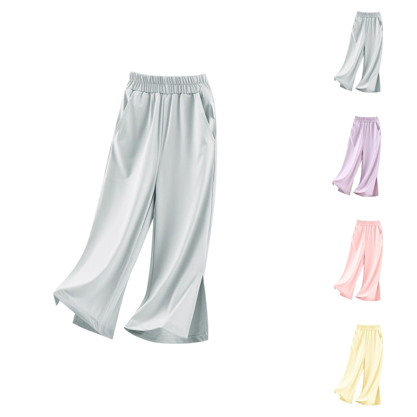 Little Girls Clothes Pants Girls Girls Pants Summer Lightweight Wide ...