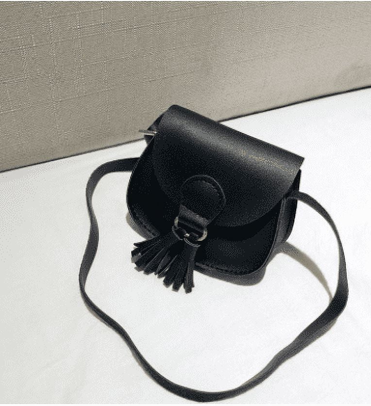 Little Girls Crossbody Bag Mini Shoulder Purse with Tassel Coin Purse ...
