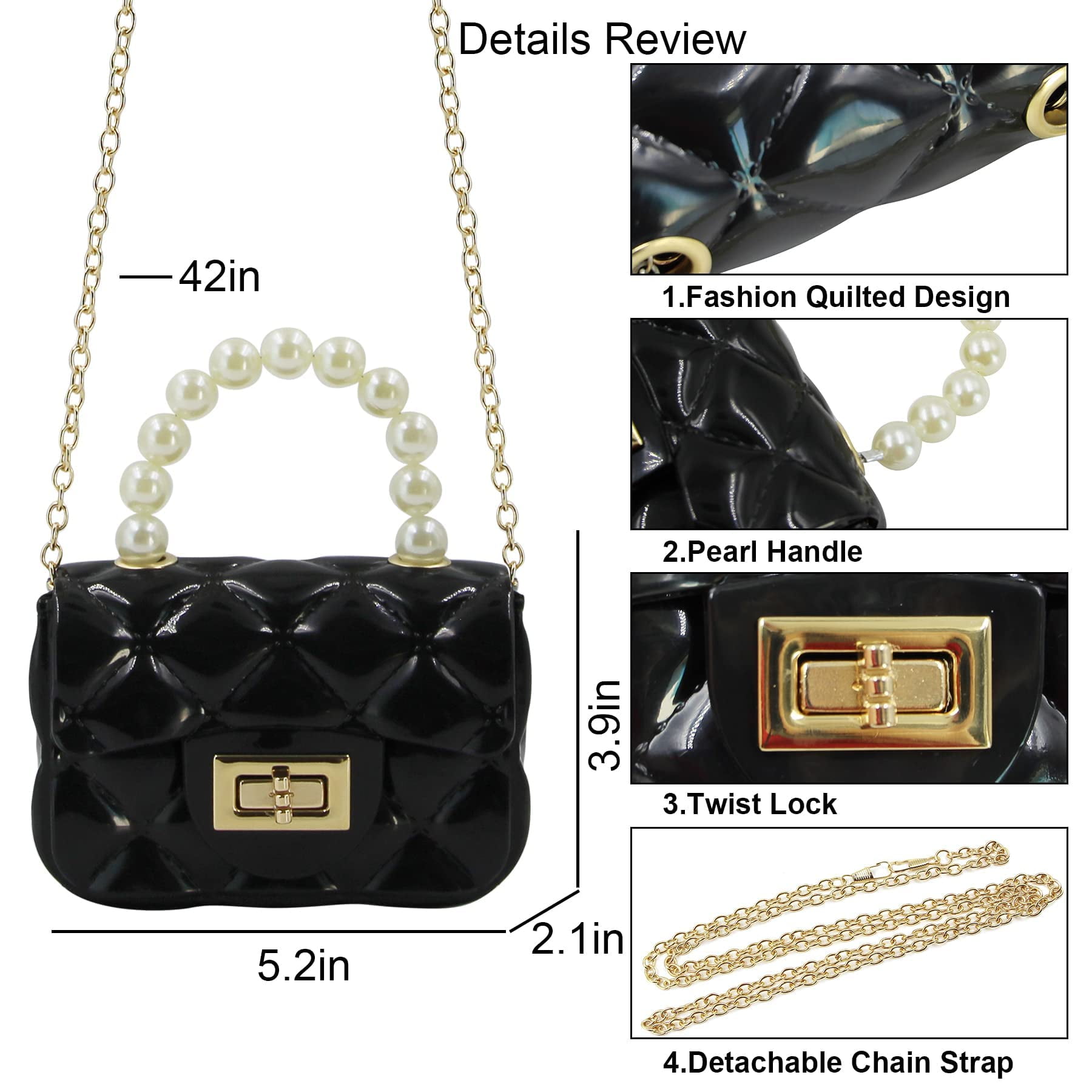 Little Girls Crossbody Purses, Mini Purse Jelly Shoulder Bag, Purse ...