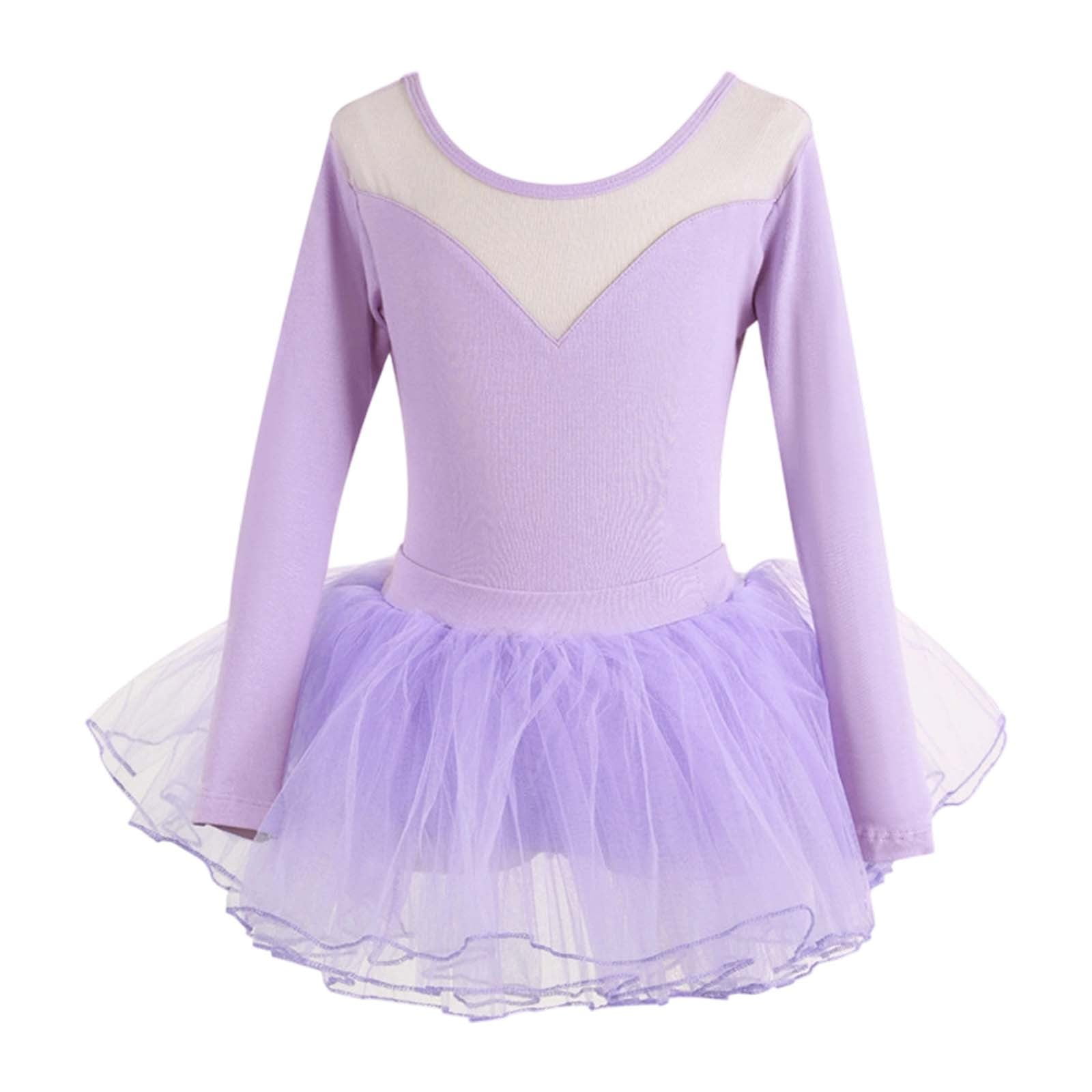 Little Girls' Dresses Dance Performance Short Sleeve Set Ballet Jazz ...