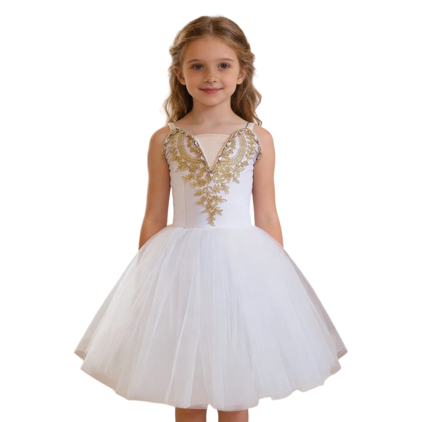 Little Girls' Dresses Style Dance For Short Sleeve Ballet Practice ...