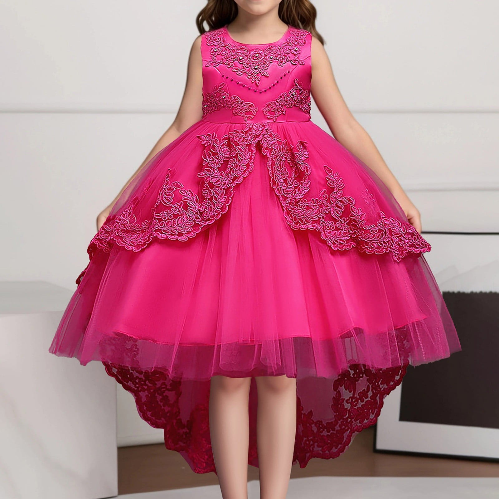 Little Girls Dresses Toddler Formal Dresses Pink Girls Dress Girls ...