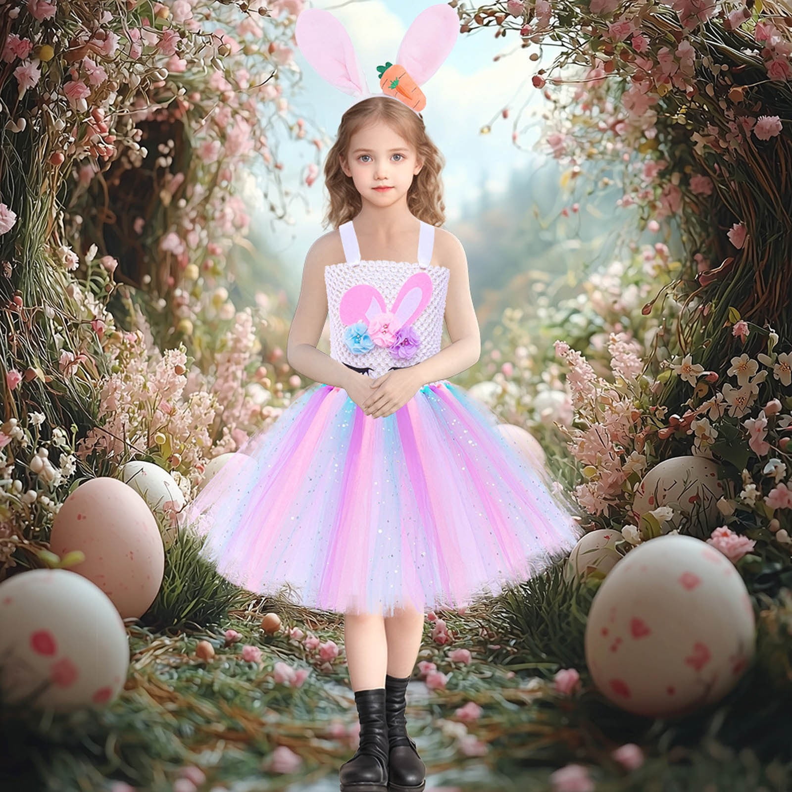 Little Girls Easter Dresses Carnival for Girl Birthday Decorations ...