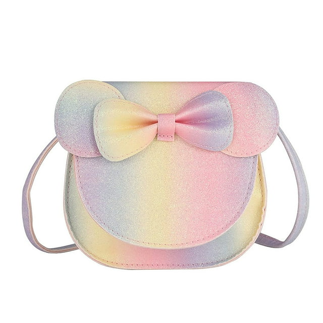Little Girls Handbag Kids Mini Shoulder Bag with Bow Knot, Cute Animal ...