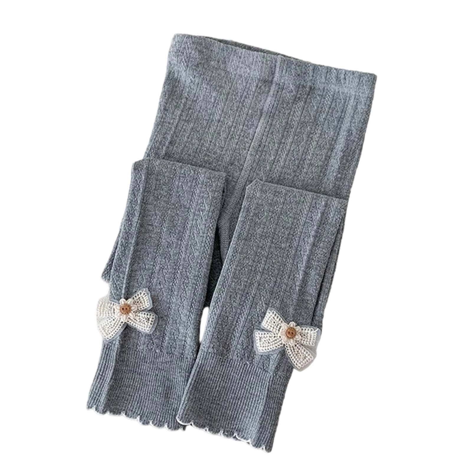 Little Girls Leggings Girls Girl Pants Leggings Tights Knitted 1 10 ...
