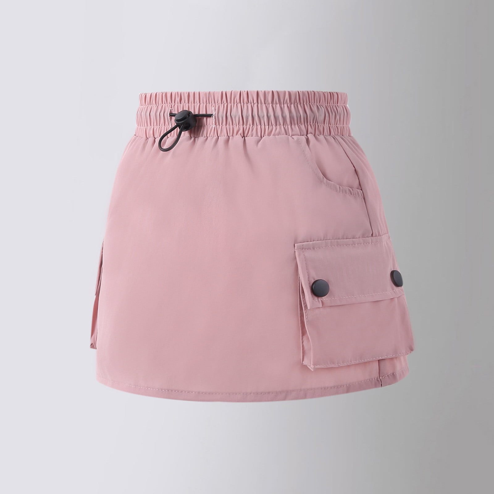 Little Girls Long Tulle Skirt Girls' Cargo Skirt High Waisted Pocket ...