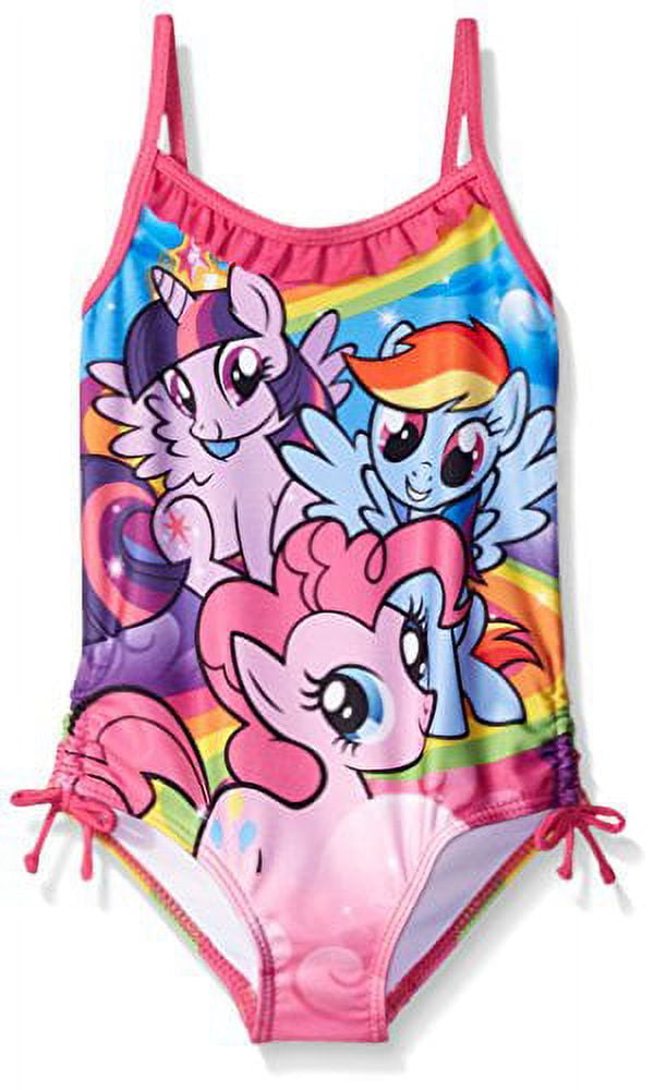 Little Girls MLP 4-6X Swimsuit, Multi, 6 - Walmart.com