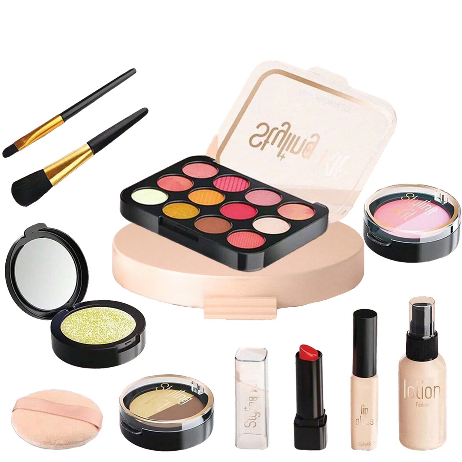 Little Girls Makeup Kit Pretend Play Toys, Pretend Makeup Set Girls ...