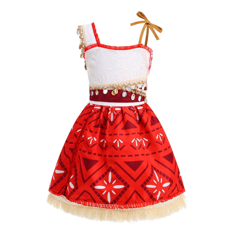 Little Girls Ocean Adventure Princess Costume with Belt Birthday ...