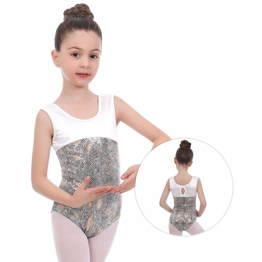 Kids Clothes: Little Girls Sparkly Gymnastics Leotards, Sleeveless ...
