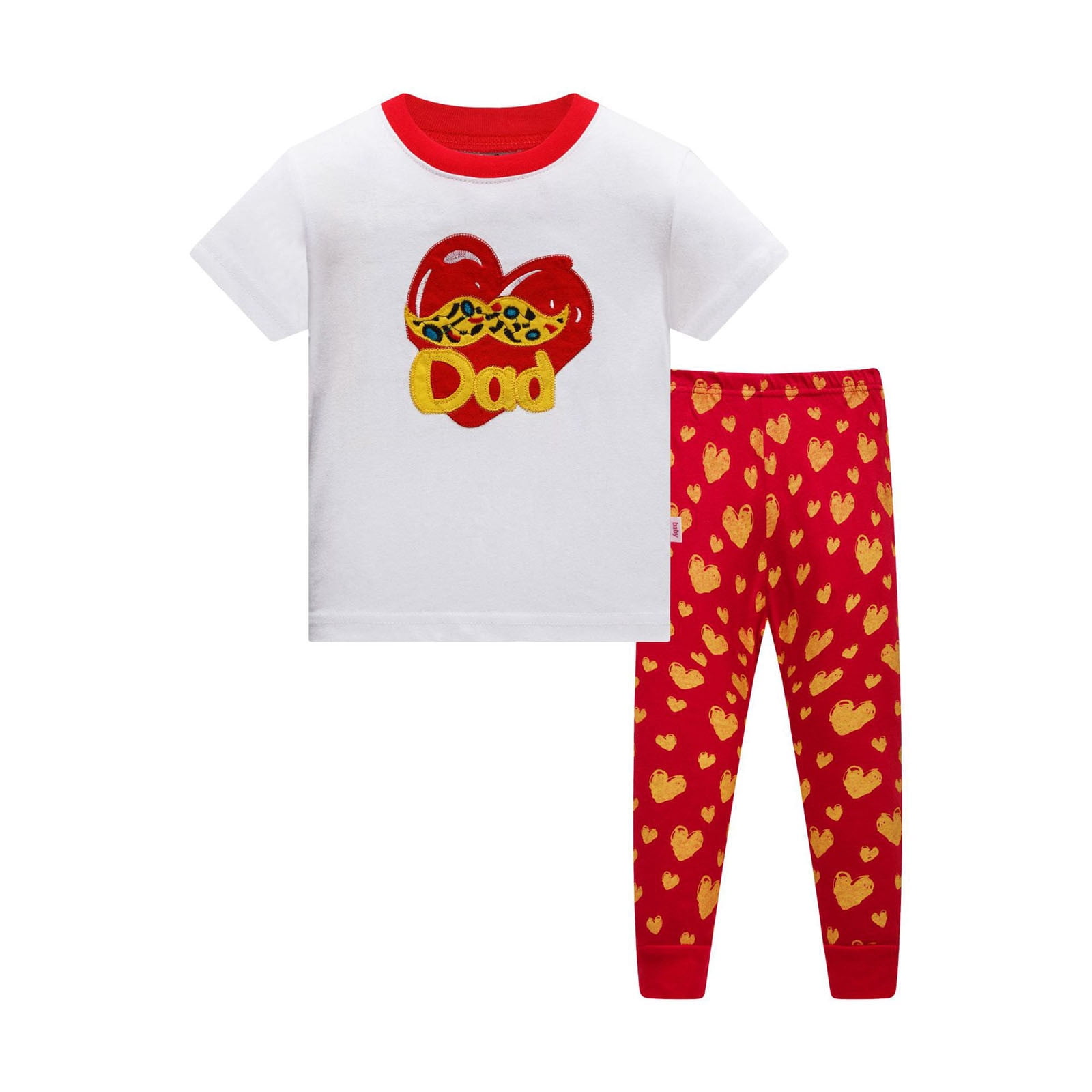 Little Girls Outfits Sets Printed Long Sleeve Pajama Kids Soft ...