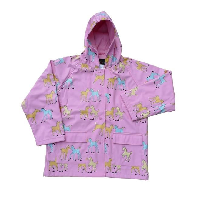Little Girls Pink Pony Rain Coat 4T - Walmart.com