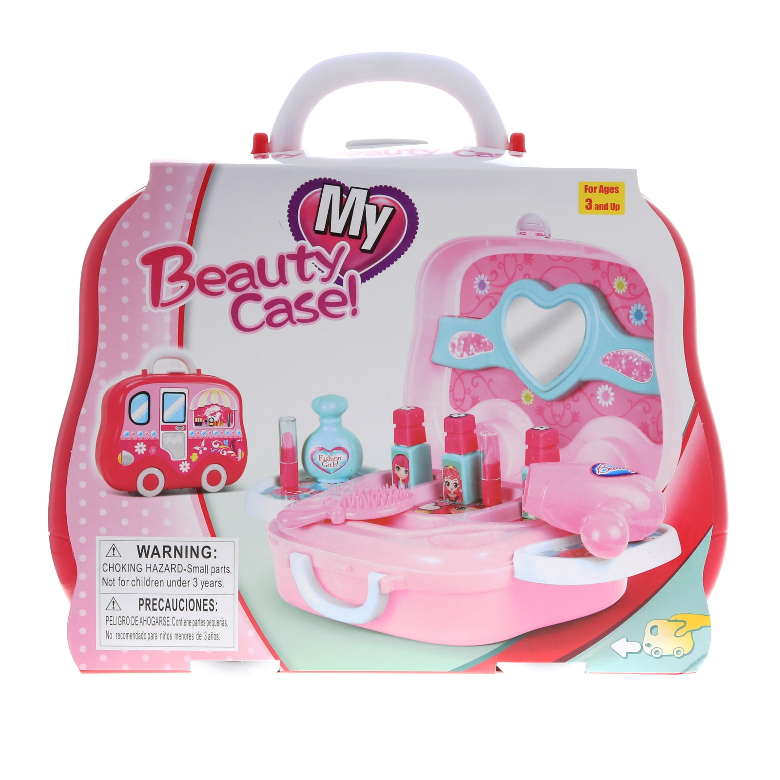 Little Girls Pretend Makeup Kit Cosmetic Pretend Play Set Kids Beauty ...
