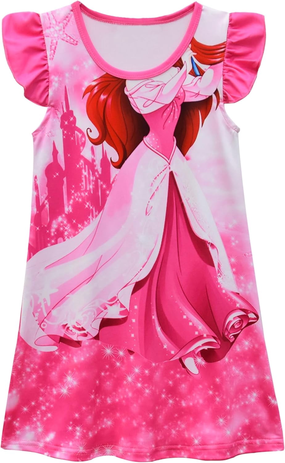 Little Girls Princess Costume Girls Casual Cartoon Printed Dress ...