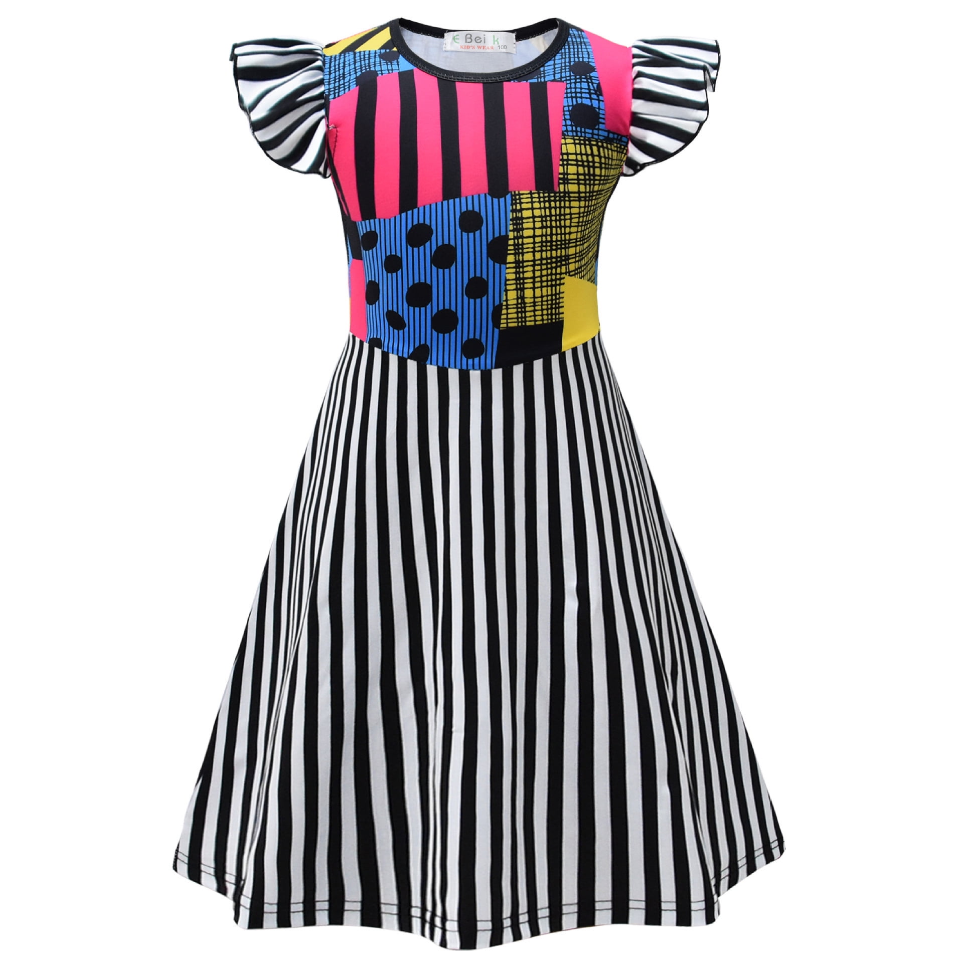 Little Girls Sally Dress Up Cosplay Birthday Outfits Fancy Paty Dress ...