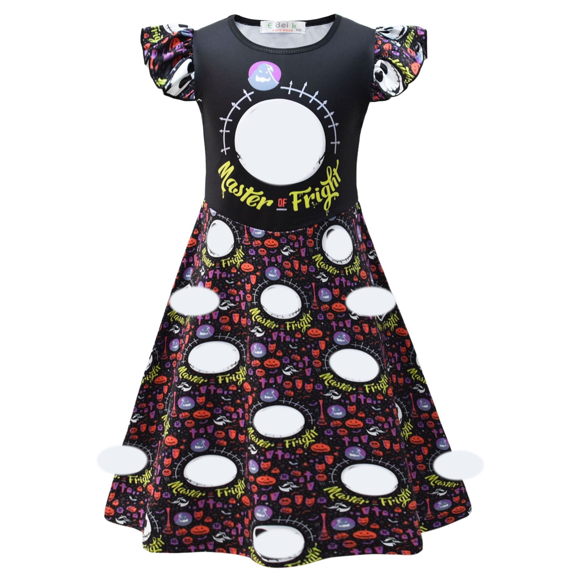 Little Girls Sally Dress Up Cosplay Birthday Outfits Fancy Paty Dress ...