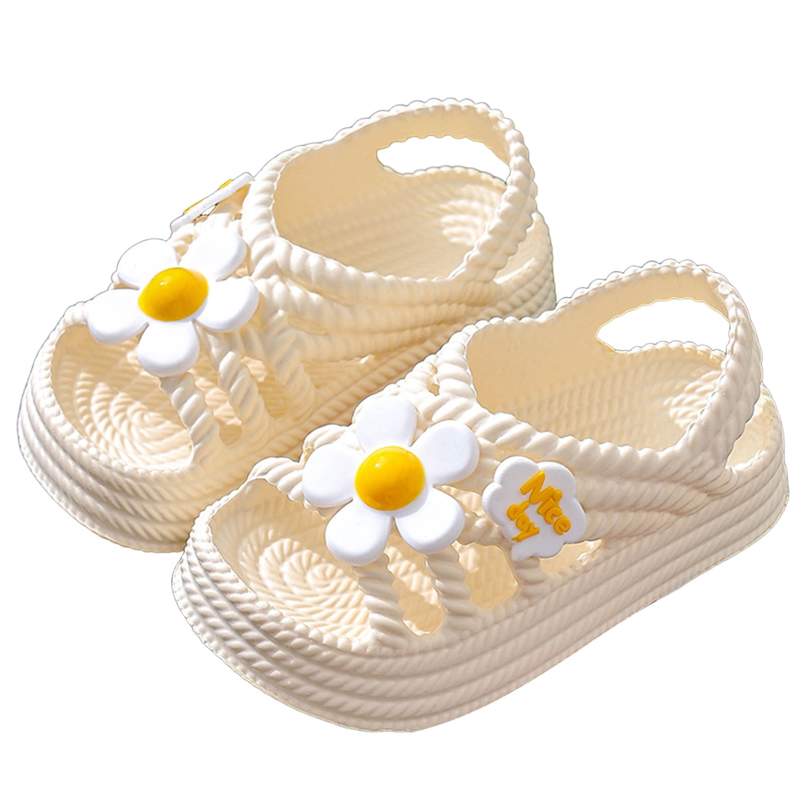 Little Girls Sandals Outdoor Lightweight Casual Walking Shoes With Slip ...