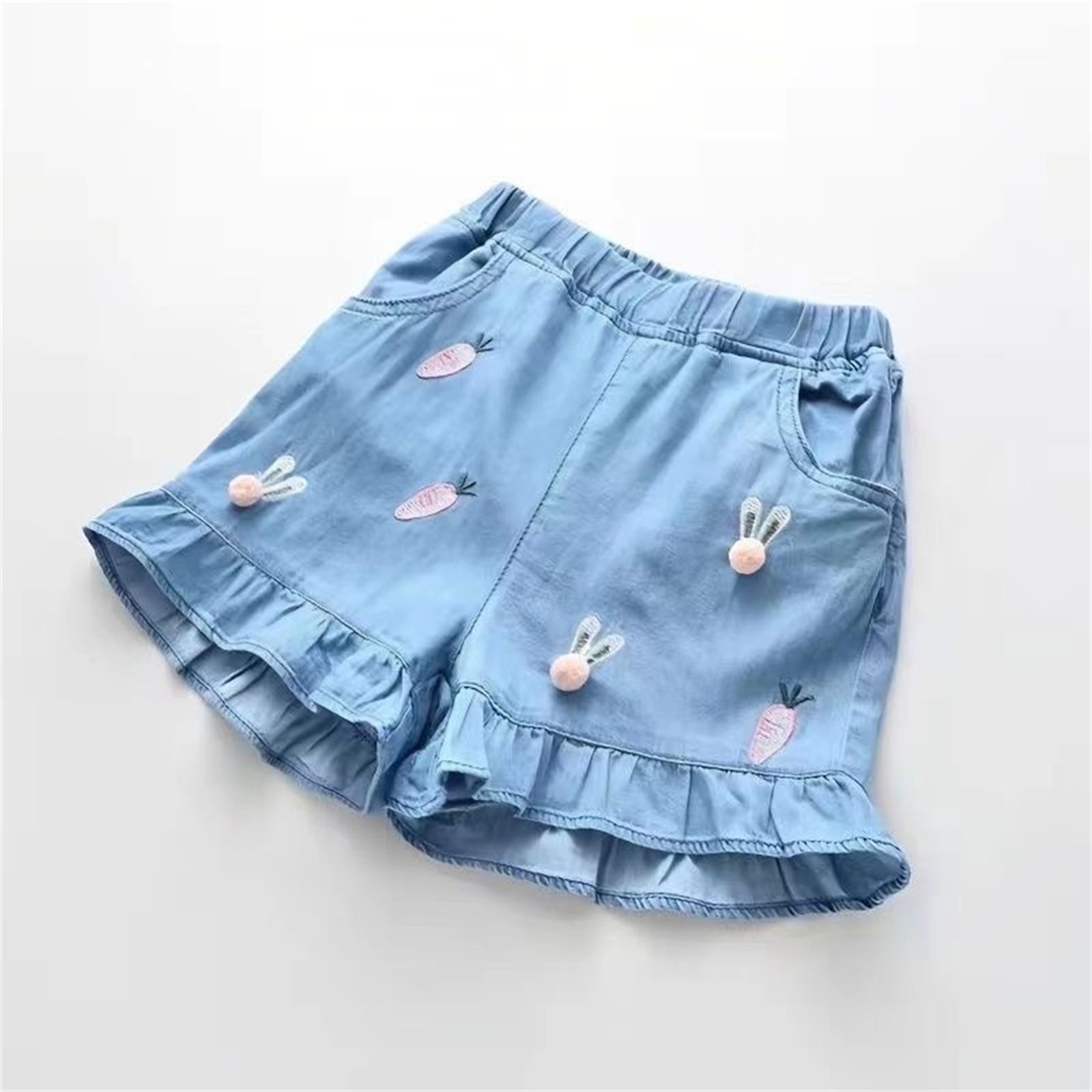 Little Girls' Shorts Teen Girls Jeans High Waisted Denim Shorts Cute ...