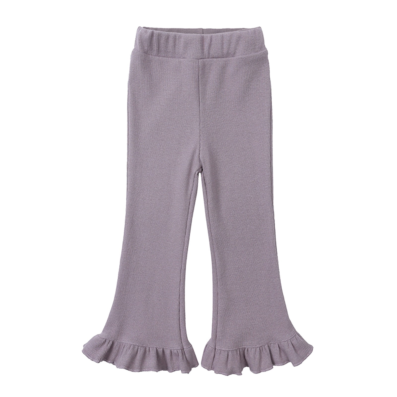 Little Girls Size 5 Tollder Girl High Elastic Waist Flare Leg Pants ...