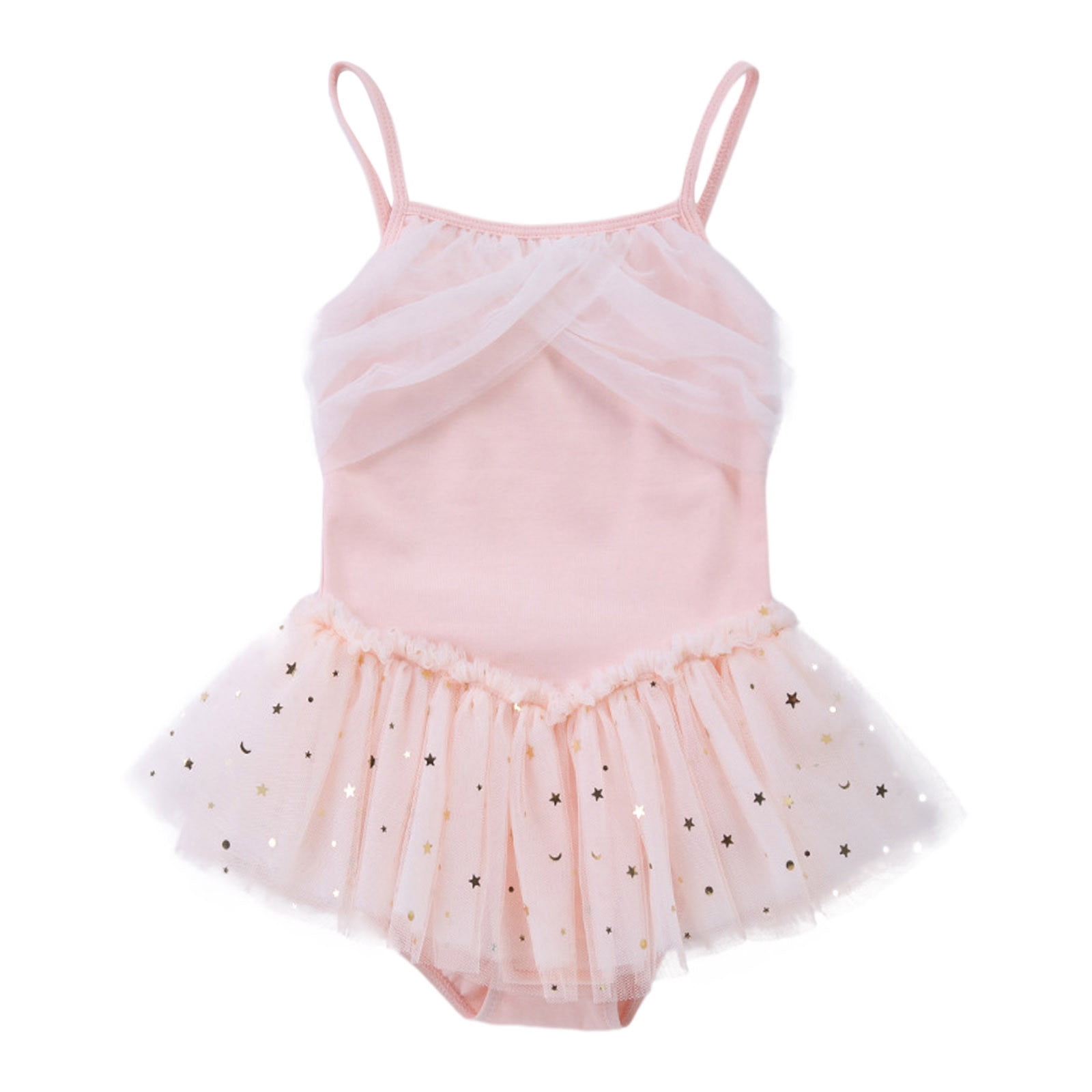 Little Girls Sleeveless Tulle Dress Dance Party Dresses Clothes Size 5 ...