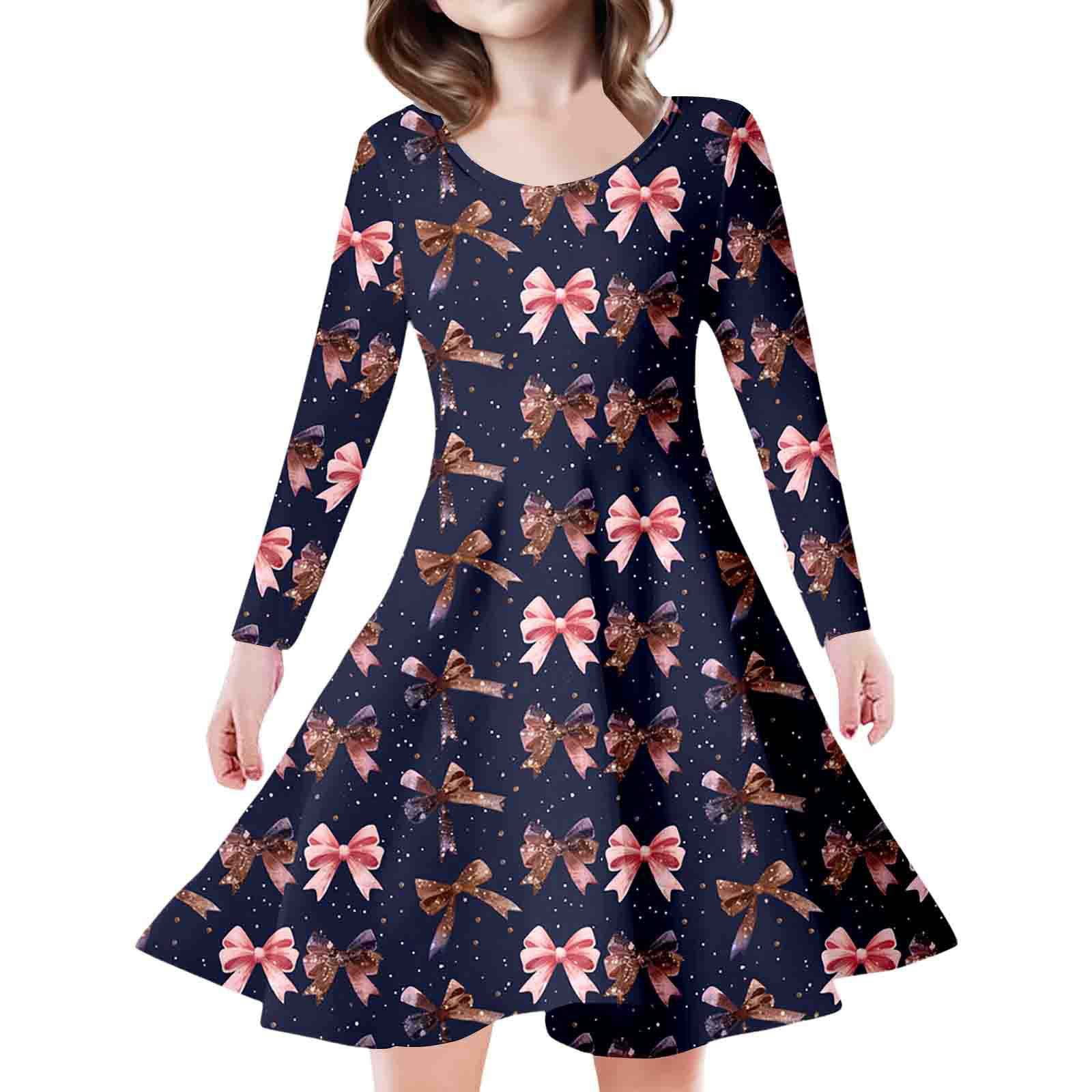 Little Girls Summer Dresses Cuhk Girl/Child Bow Printed Party Princess ...