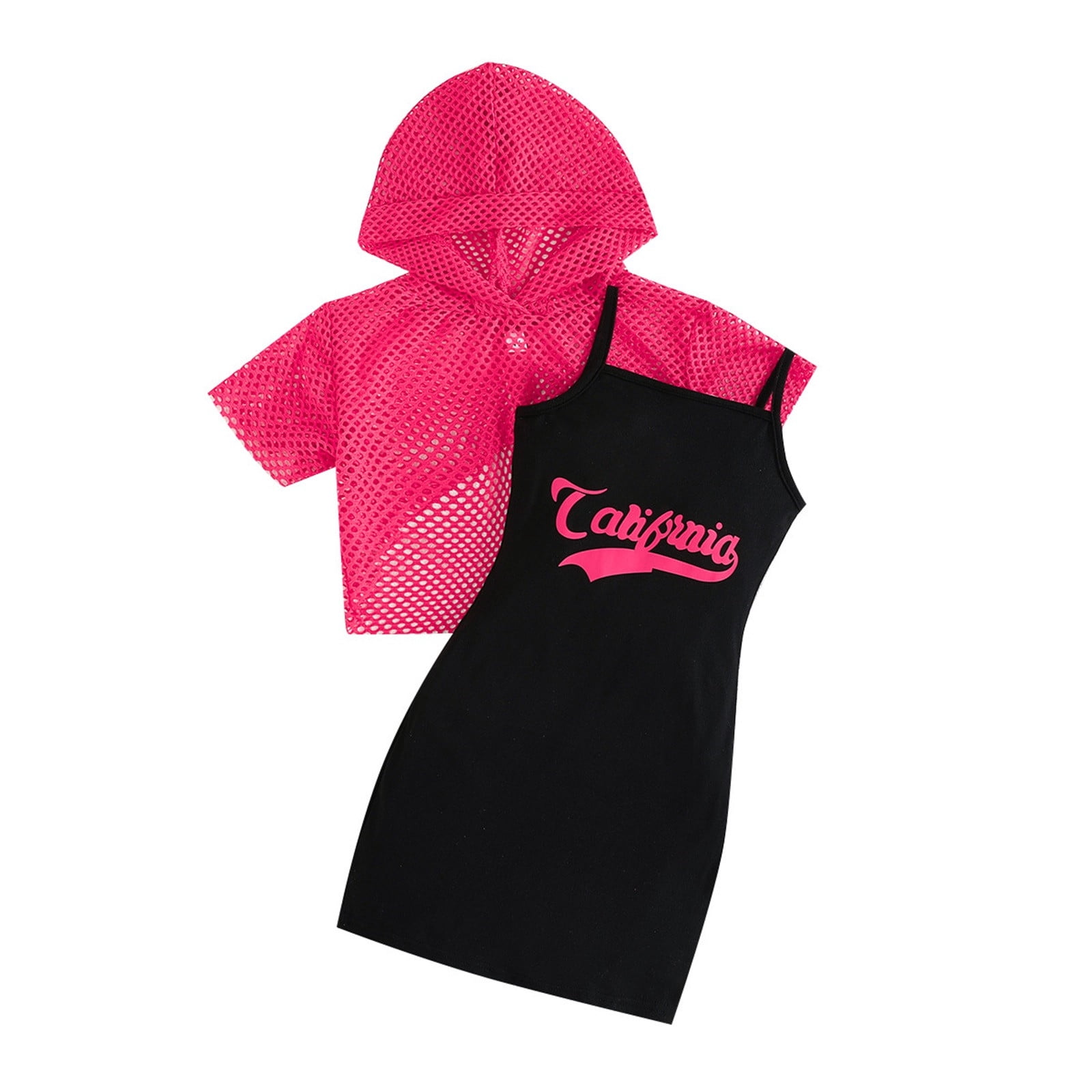 Little Girls Summer Outfits Children New Casual Wind Interesting Letter ...