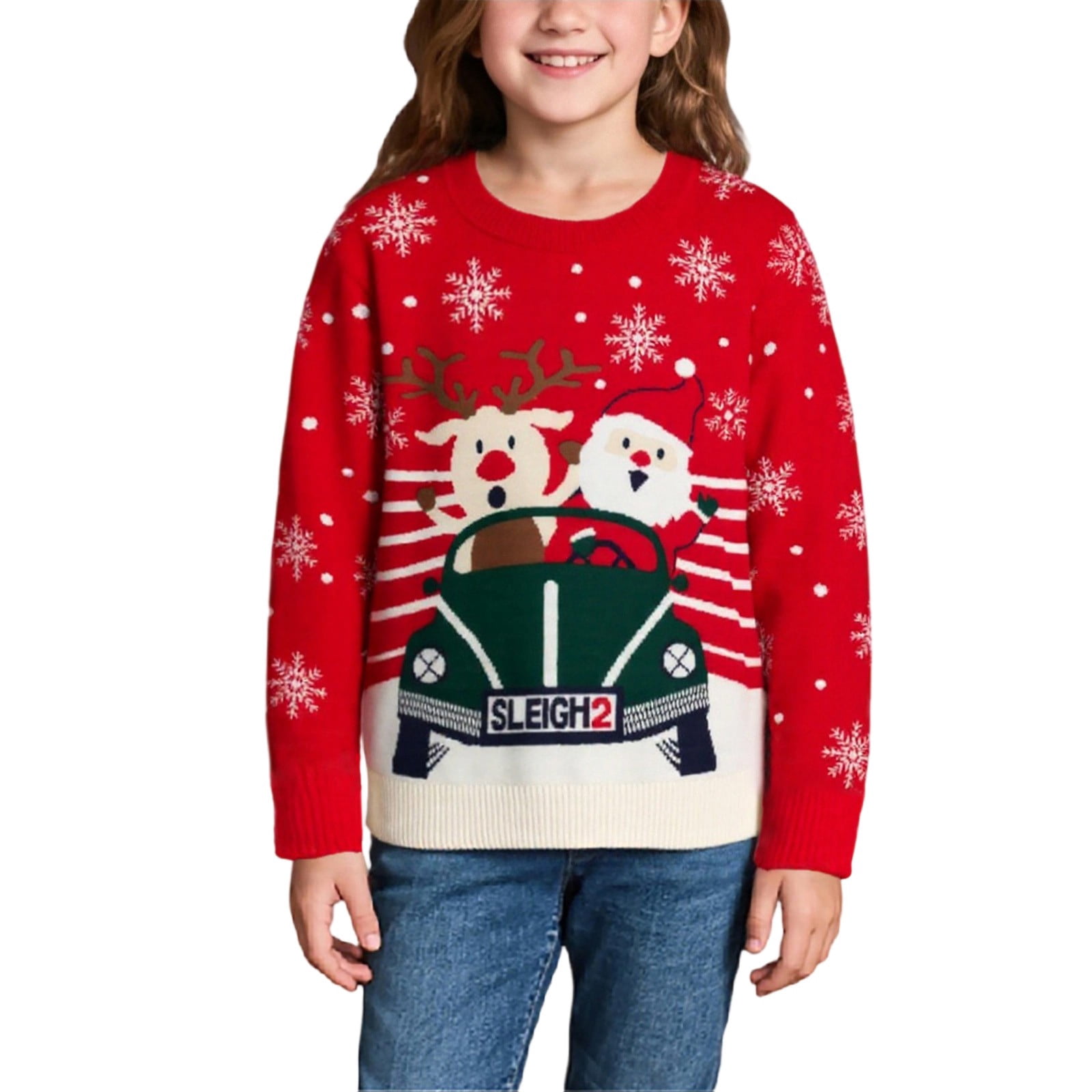 Little Girls Sweater Kids Festive Holiday Cozy Knitwear Parties ...