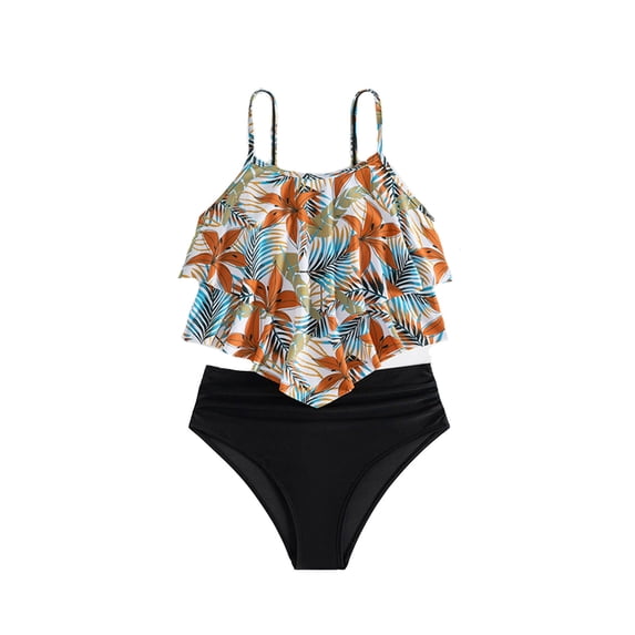 Little Girls' Swimsuits Bikini 2 Piece Bikini Sets Sports Girls ...