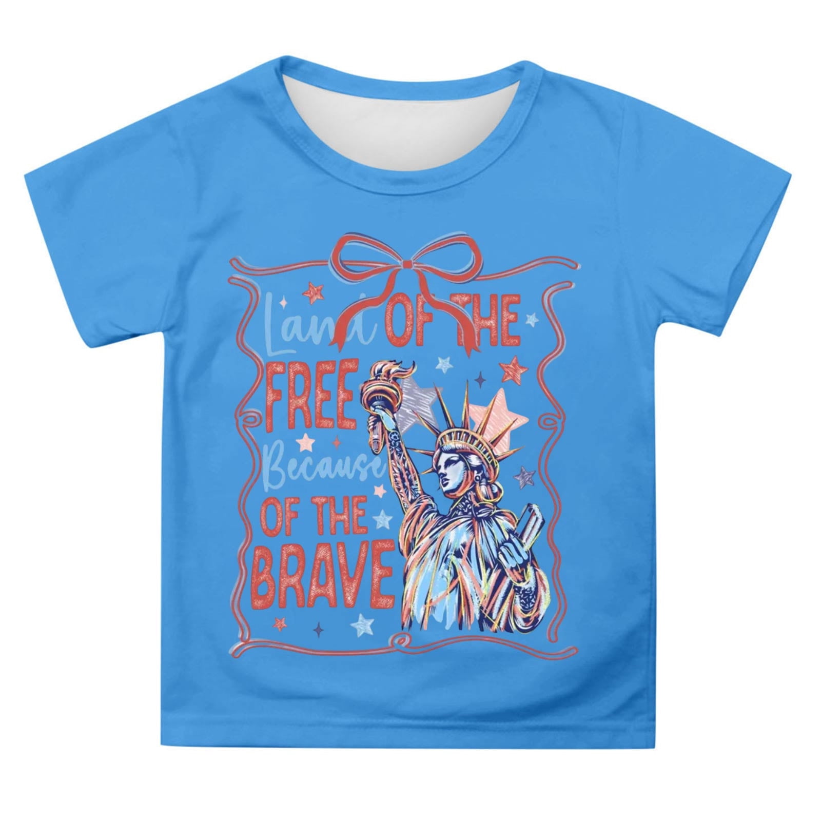 Little Girls Tshirts Patriotic Holiday Graphic For Festive Kids With ...