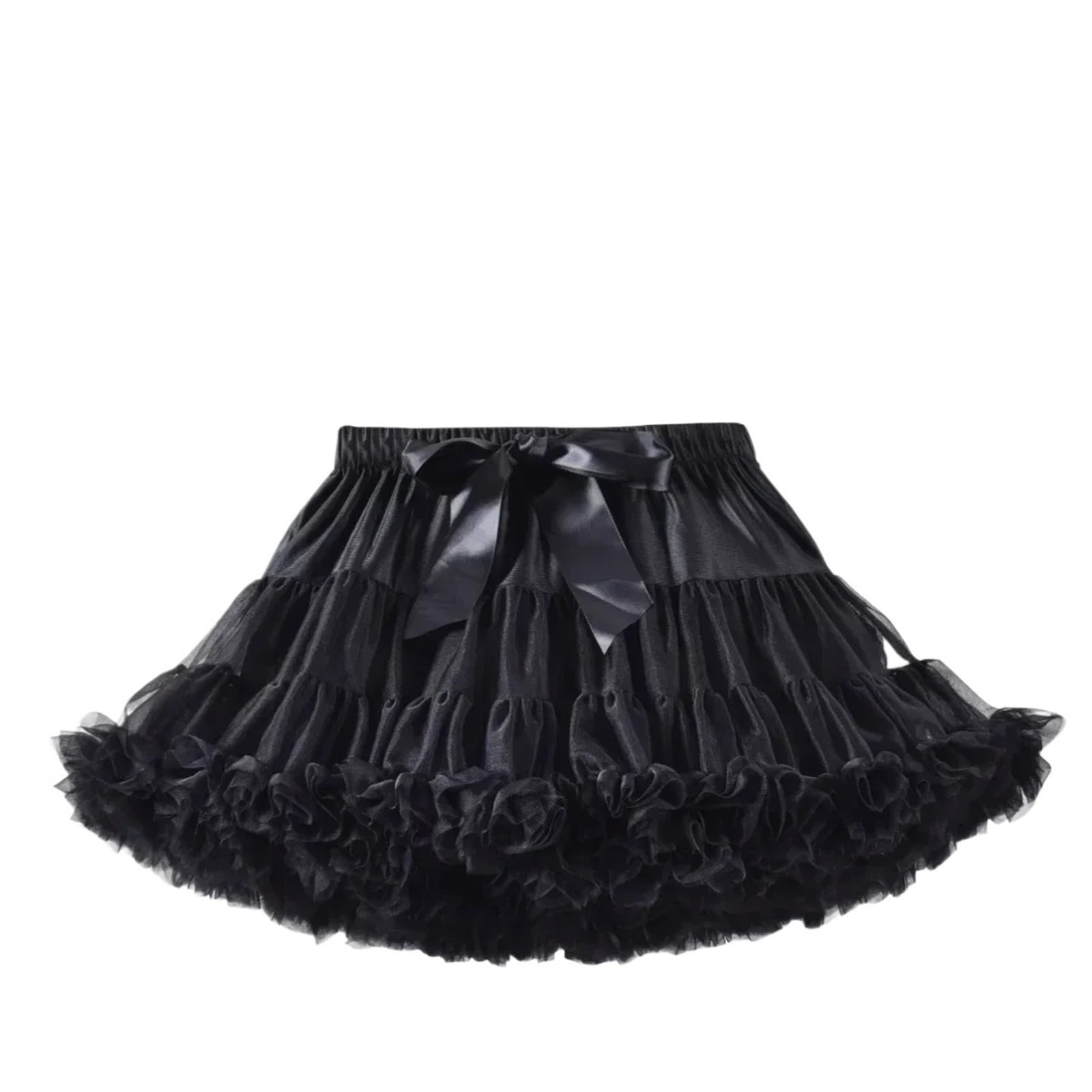 Little Girls Tutu Skirts Fluffy Tulle Princess Ball Gown Pettiskirt ...
