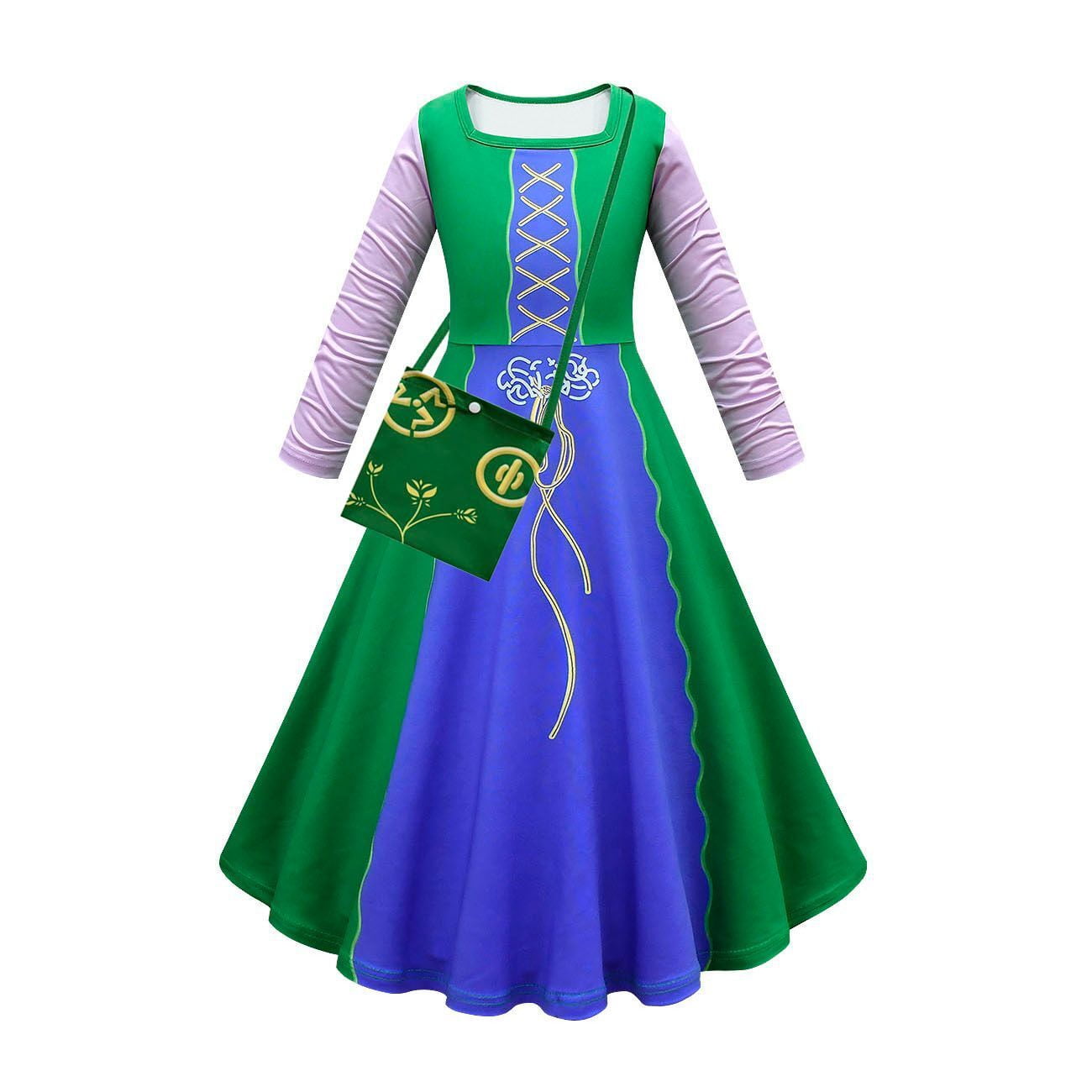 Little Girls Winifred Sanderson Sister Costume Dress Long Sleeve Witch ...
