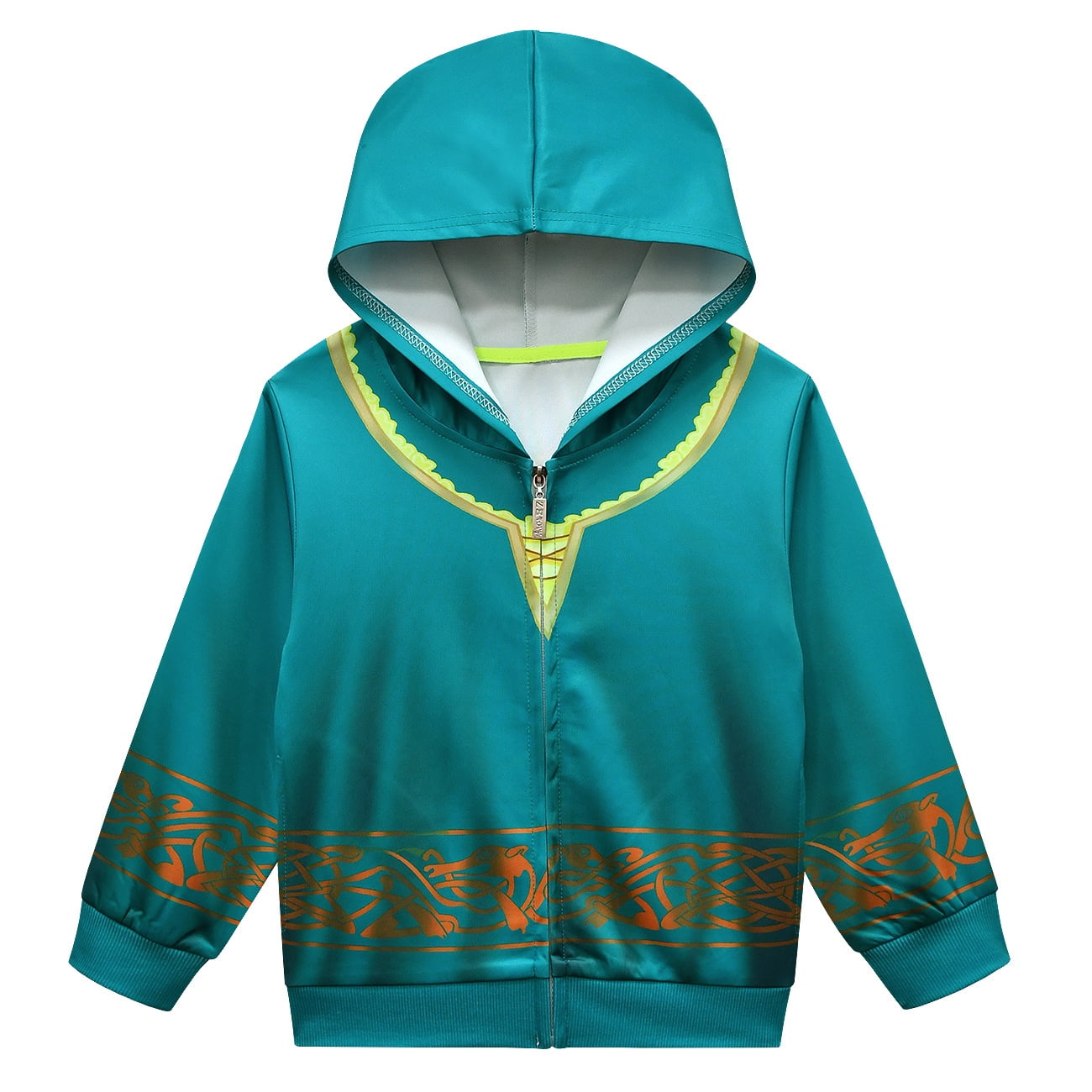 Little Girls Zip Hoodie Sweatshirt Girls Princess Cartoon Coat Jacket ...