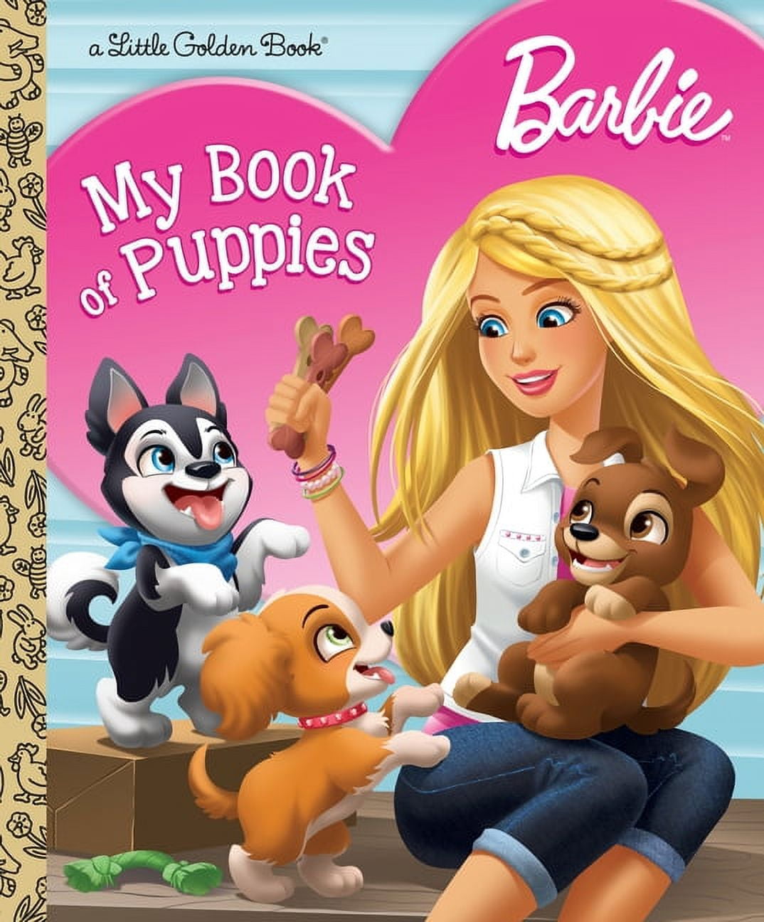 Little Golden Book Barbie: My Book of Puppies (Barbie), (Hardcover ...