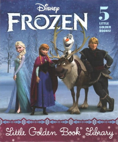 Pre-Owned Little Golden Book Frozen Little Golden Book Library (Disney ...