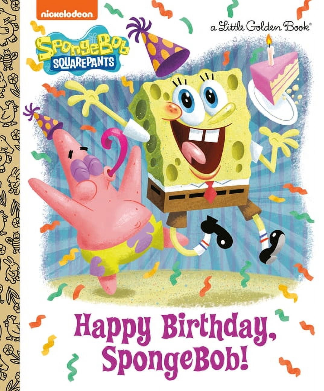 Little Golden Book Happy Birthday, Spongebob! (Spongebob Squarepants ...