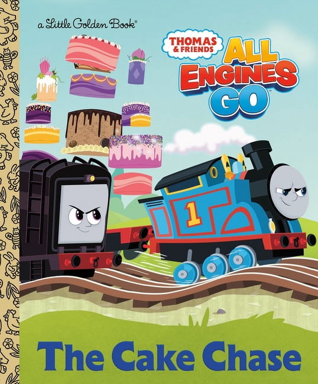 Little Golden Book The Cake Chase (Thomas & Friends: All Engines Go ...