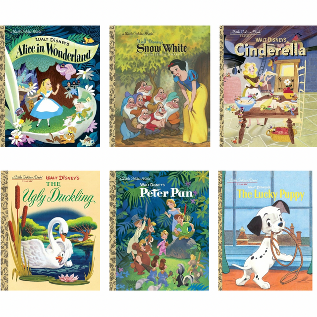 Little Golden Books : Vintage Disney Classics Set : Snow White ...