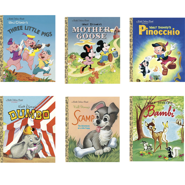 Little Golden Books : Vintage Disney Classics Set : The Three Little ...
