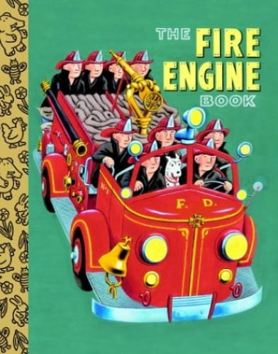 Pre-Owned Little Golden Treasures: The Fire Engine Book (Board book ...