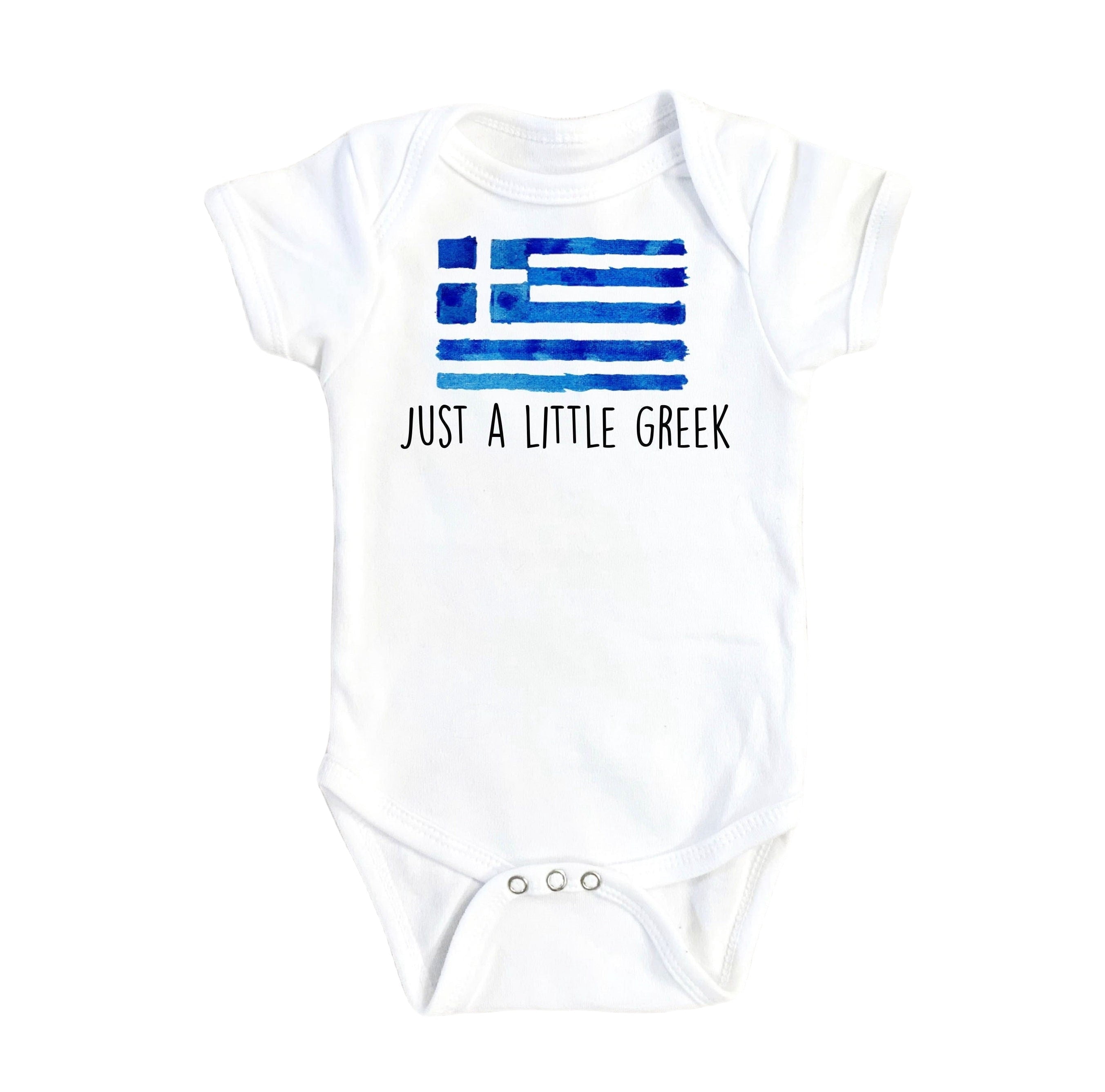 Little Greek - Baby Boy Girl Clothes Infant Bodysuit Funny Cute Newborn ...