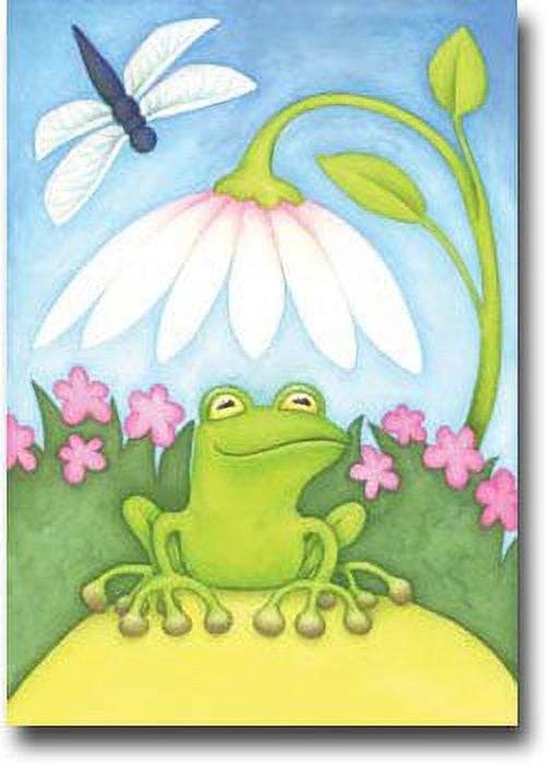 Little Green Frog Toland Art Banner - Walmart.com